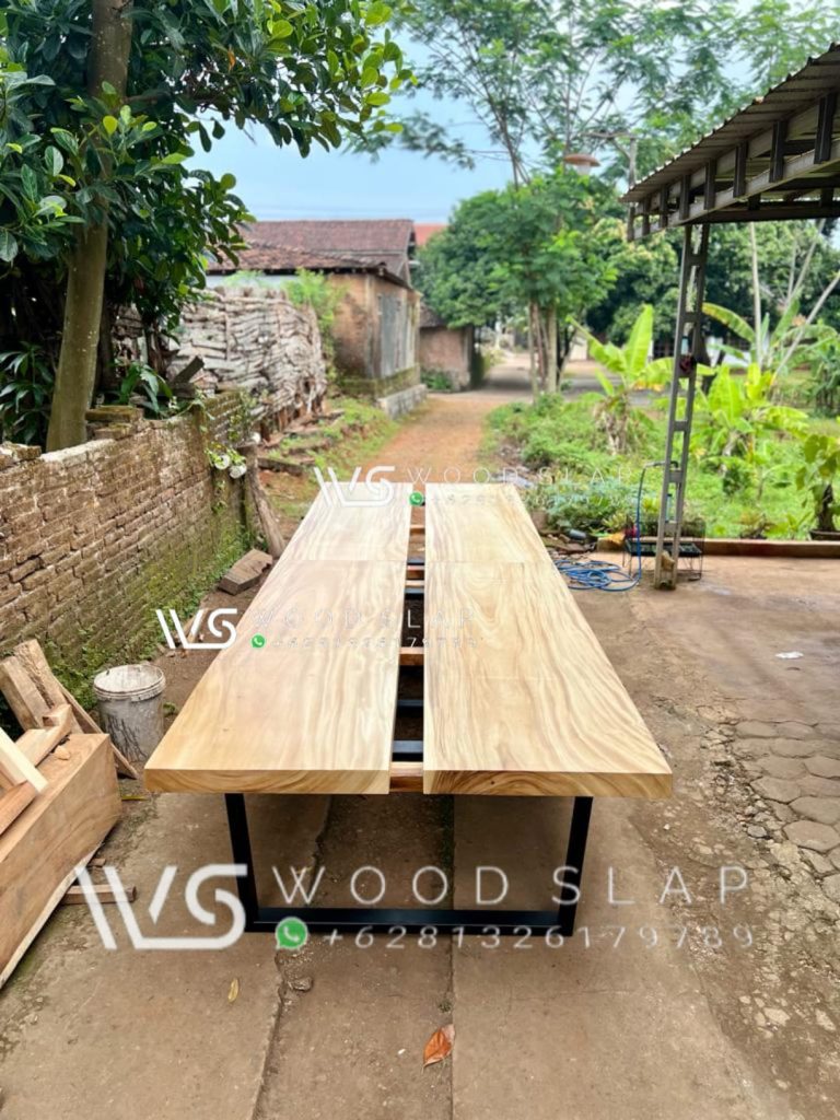 MEJA MEETING JUMBO JOIN - Woodslab Jepara