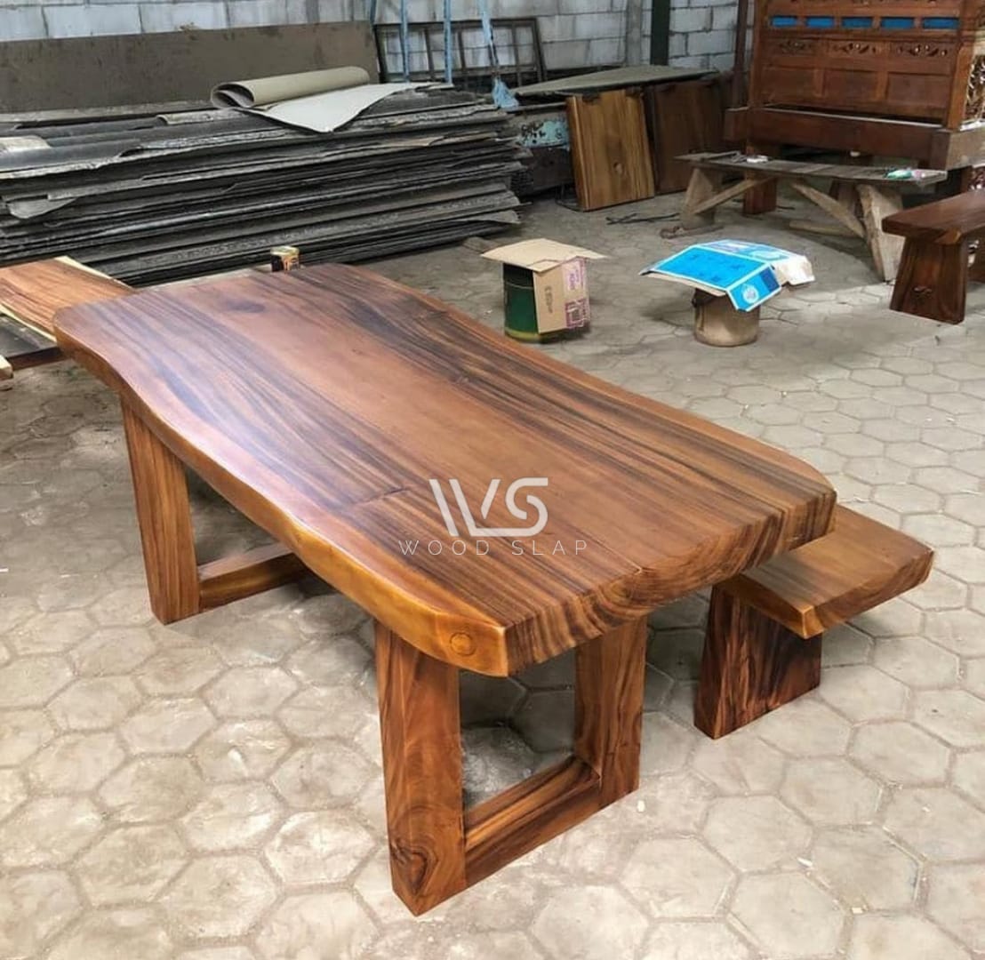 MEJA CAFE CLASSIC TREMBESI - Woodslab Jepara